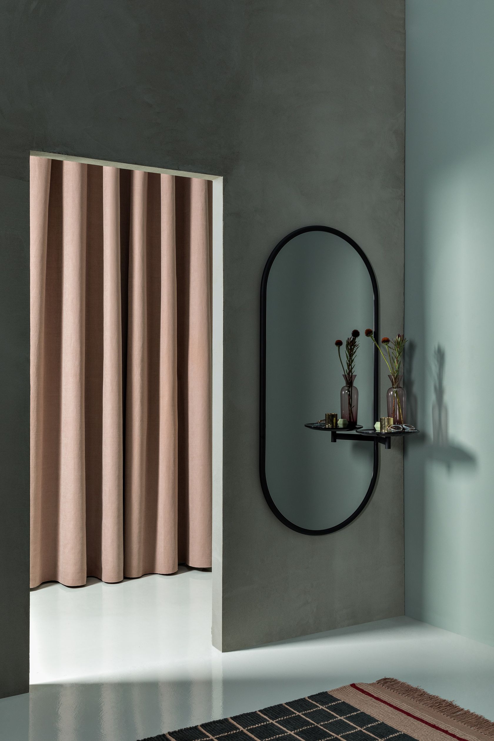 MICHELLE | Wall-mounted mirror By SP01 design Tim Rundle