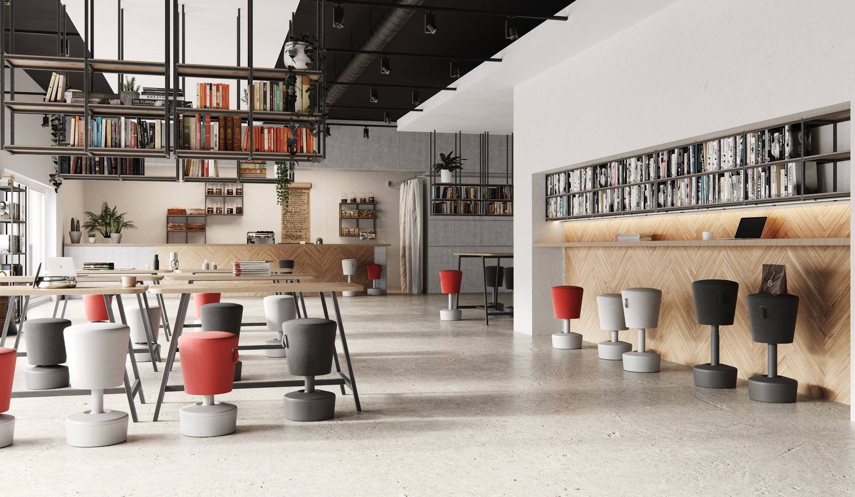 Tabouret à bascule réglable en hauteur MICKEY By profim design ITO DESIGN