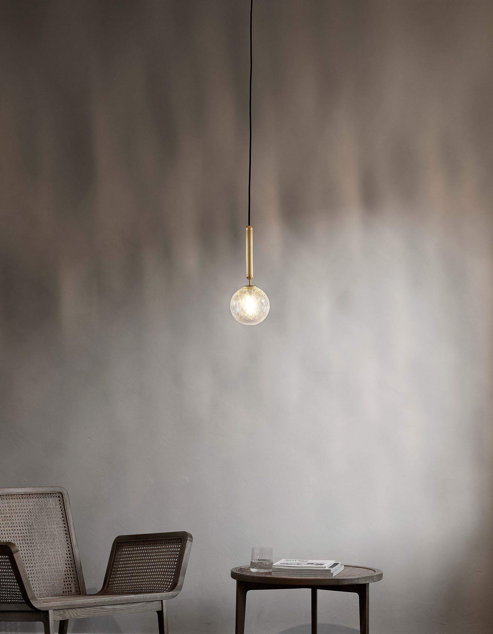 MIIRA 1 BRASS OPTIC Pendant lamp By Nuura