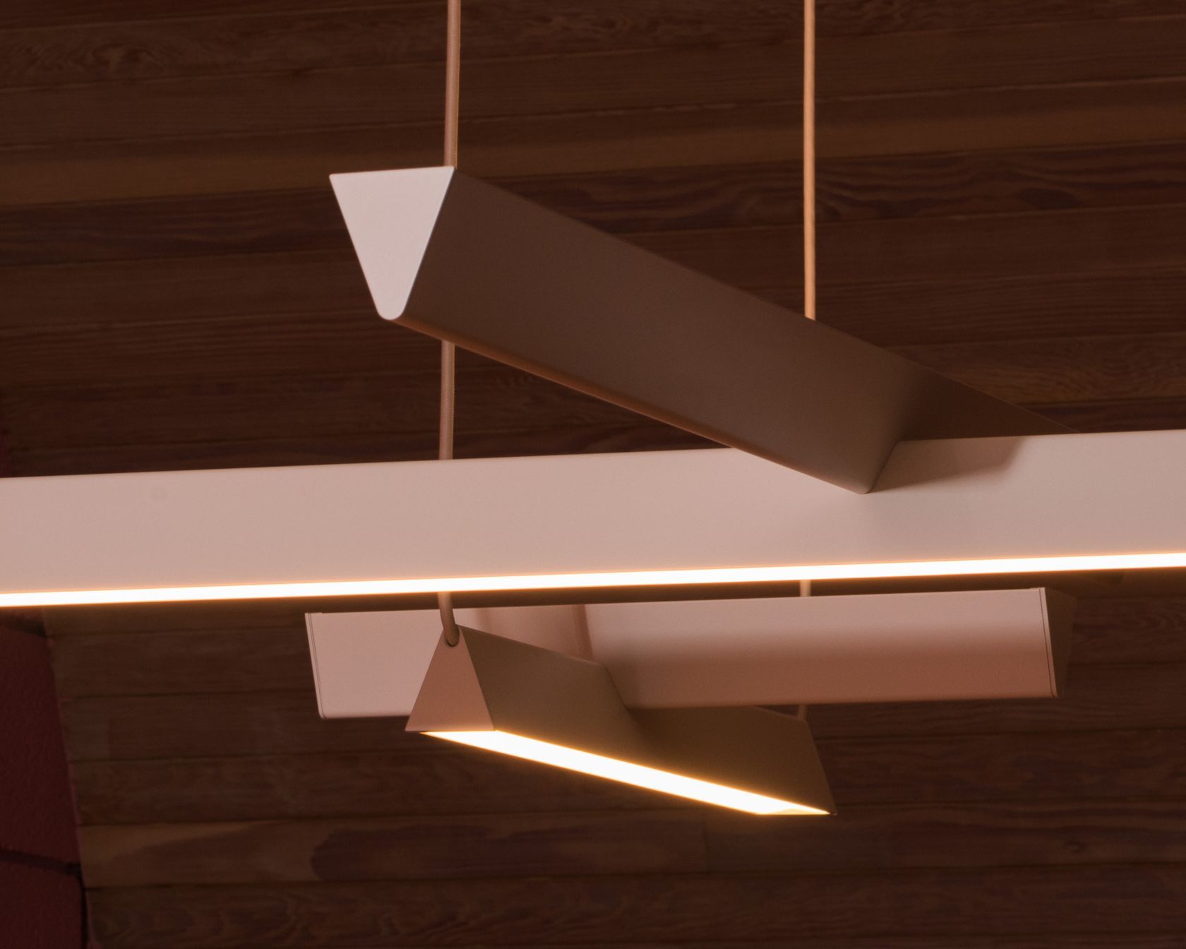 LED direct-indirect light pendant lamp MILE 01 By Lambert & Fils design ...