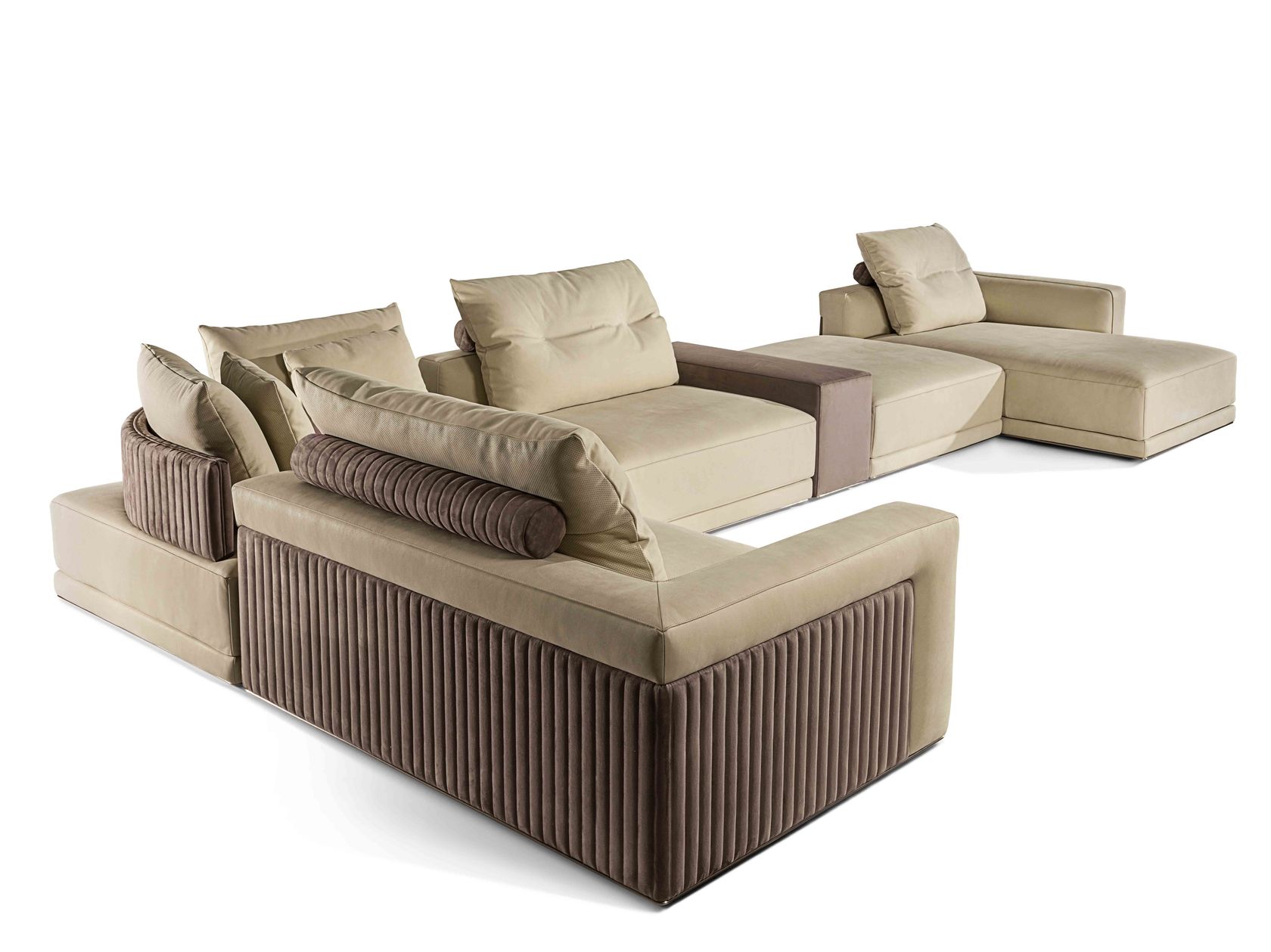 MILLER Sectional sofa with chaise longue By Visionnaire | design Fabio ...