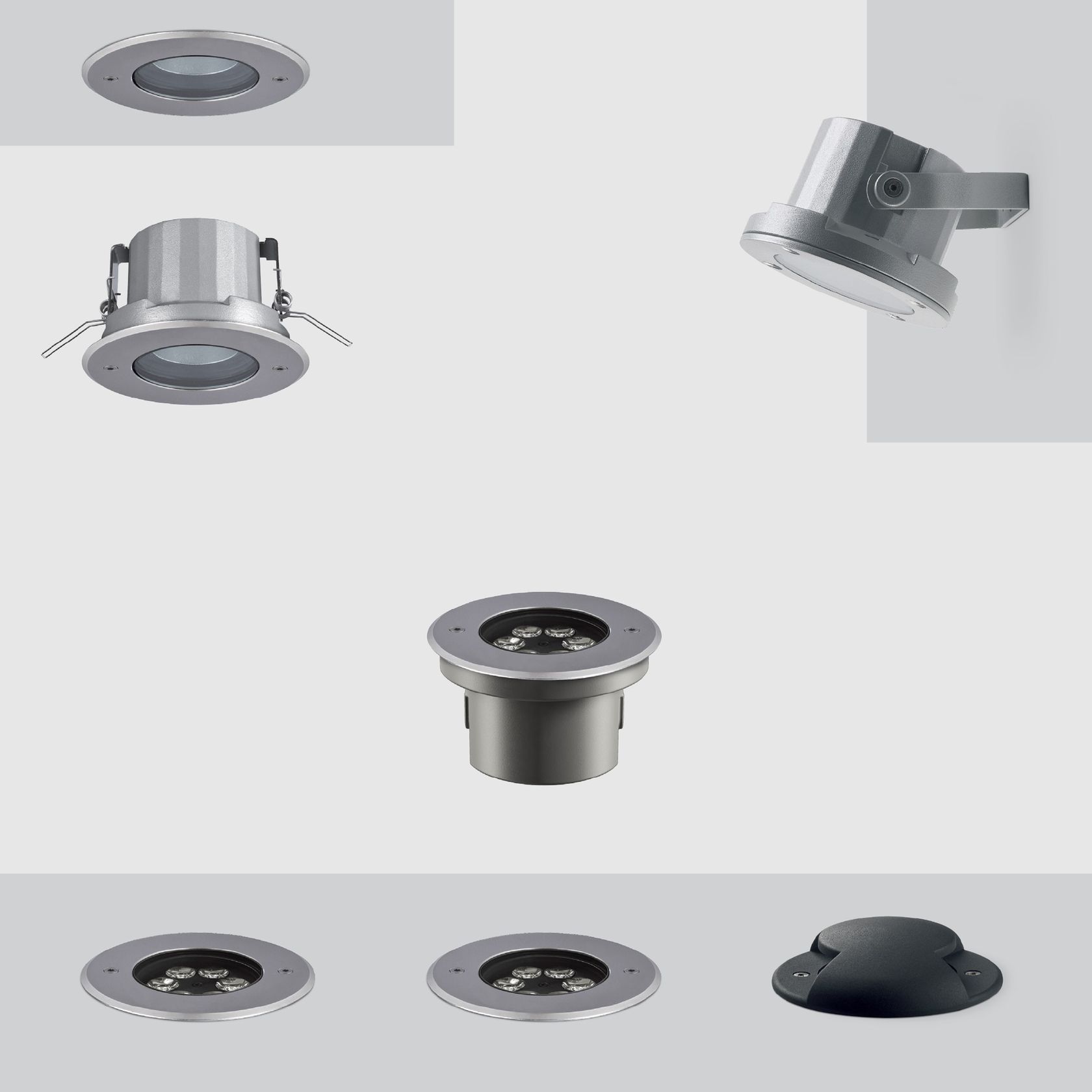 MINI FULL INOX LED steel Outdoor floodlight By Platek