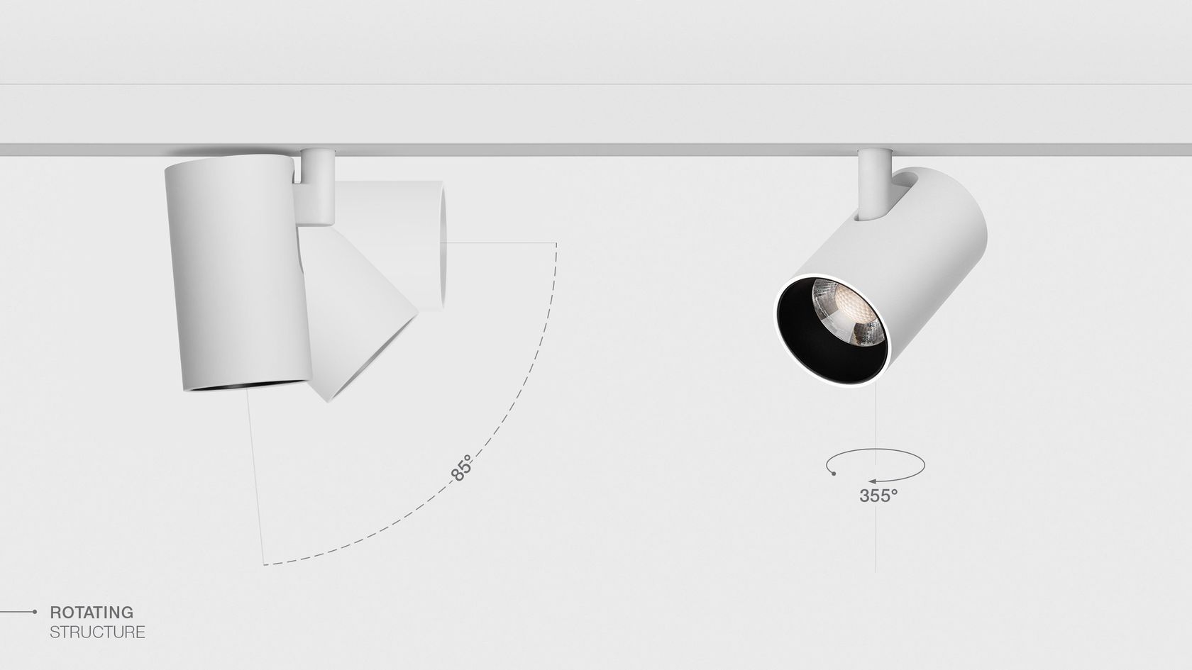 Track-Light with dimmer MINIMAL By Centrsvet