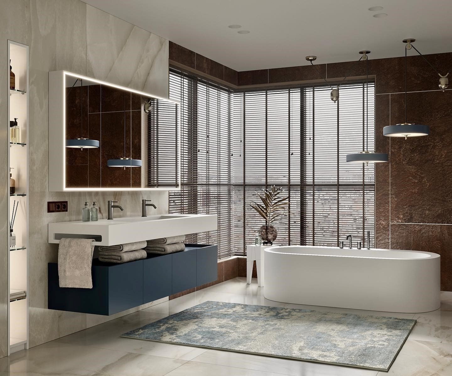 MIRR REVERSE LED 镜子 By MOMA Design