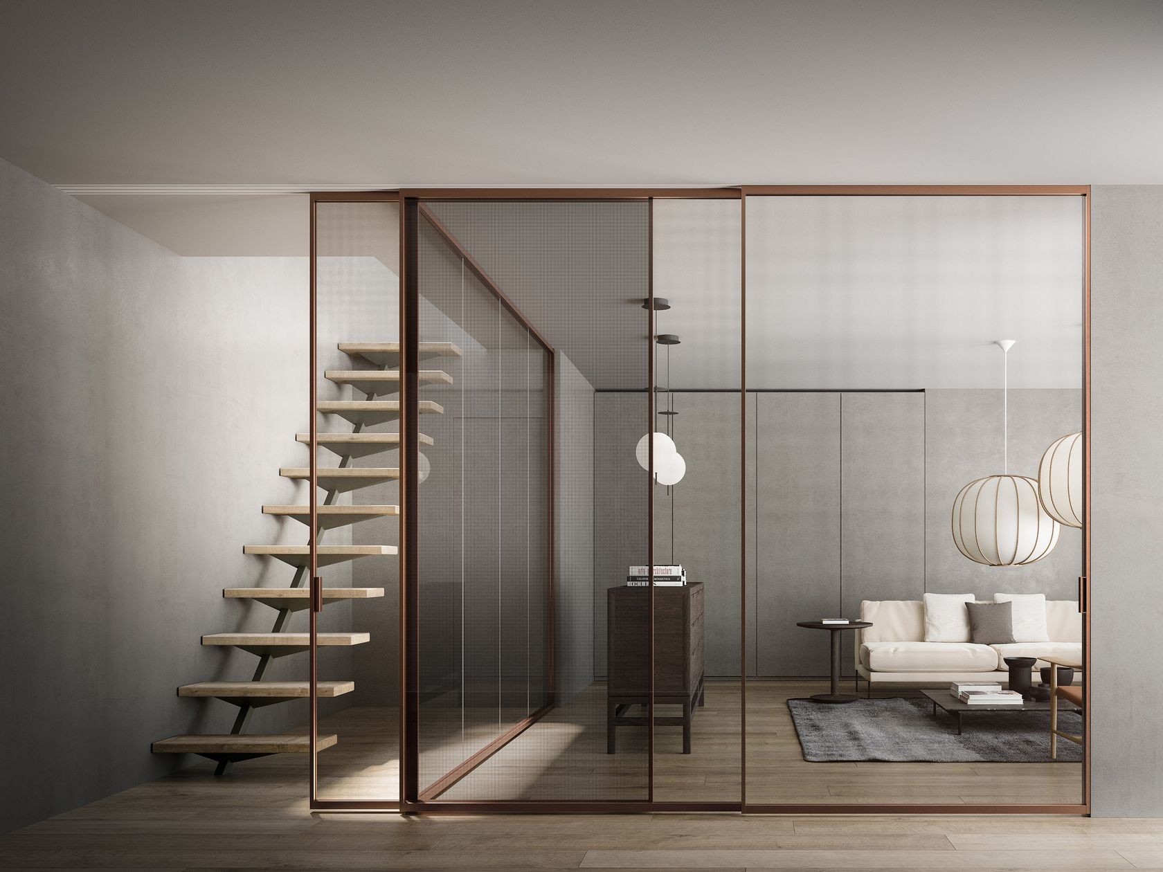 MITICA Glass sliding door By ADL