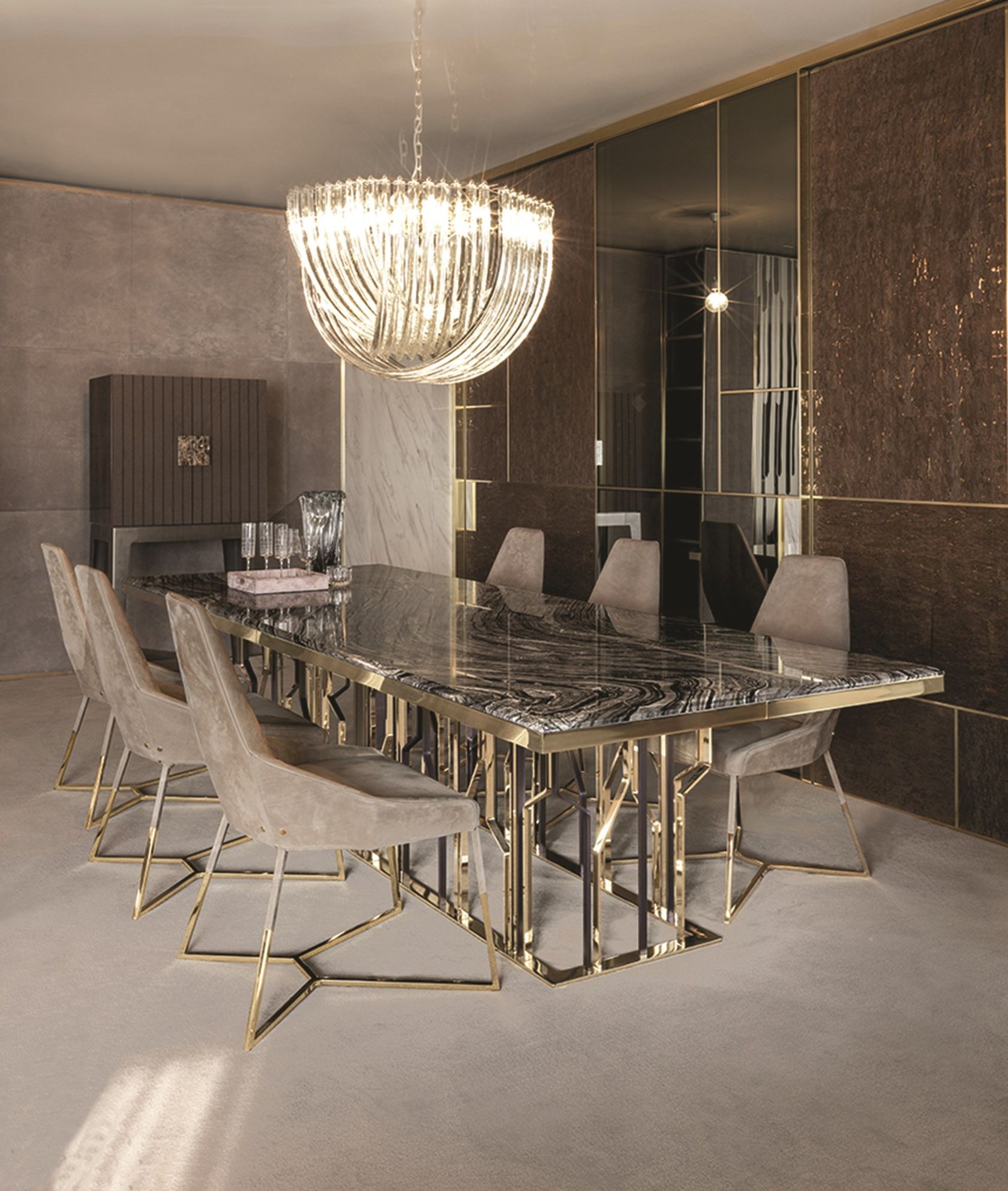 MIU | Leather chair Loveluxe Collection By Longhi design Margherita Fanti