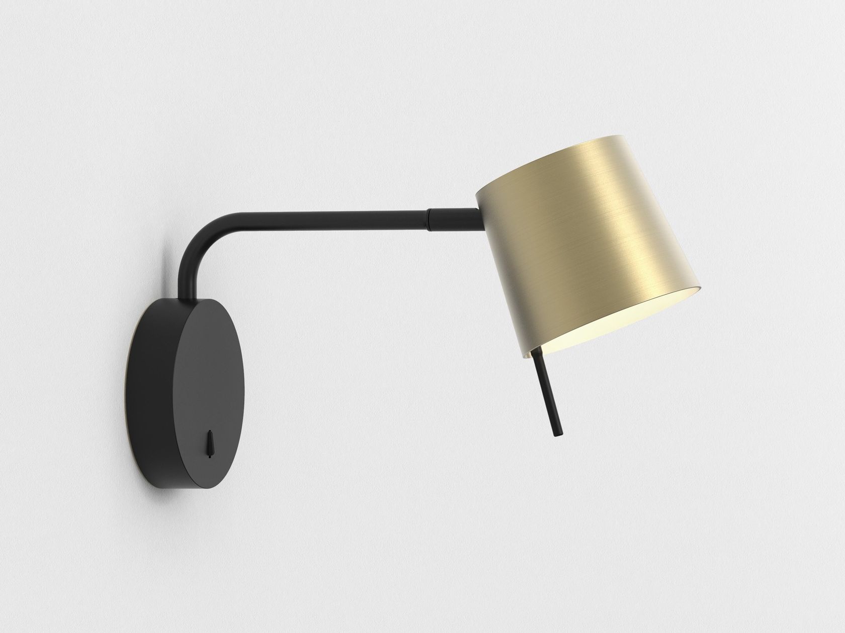 MIURA SWING ARM LED zinc reading lamp with fixed arm By Astro Lighting