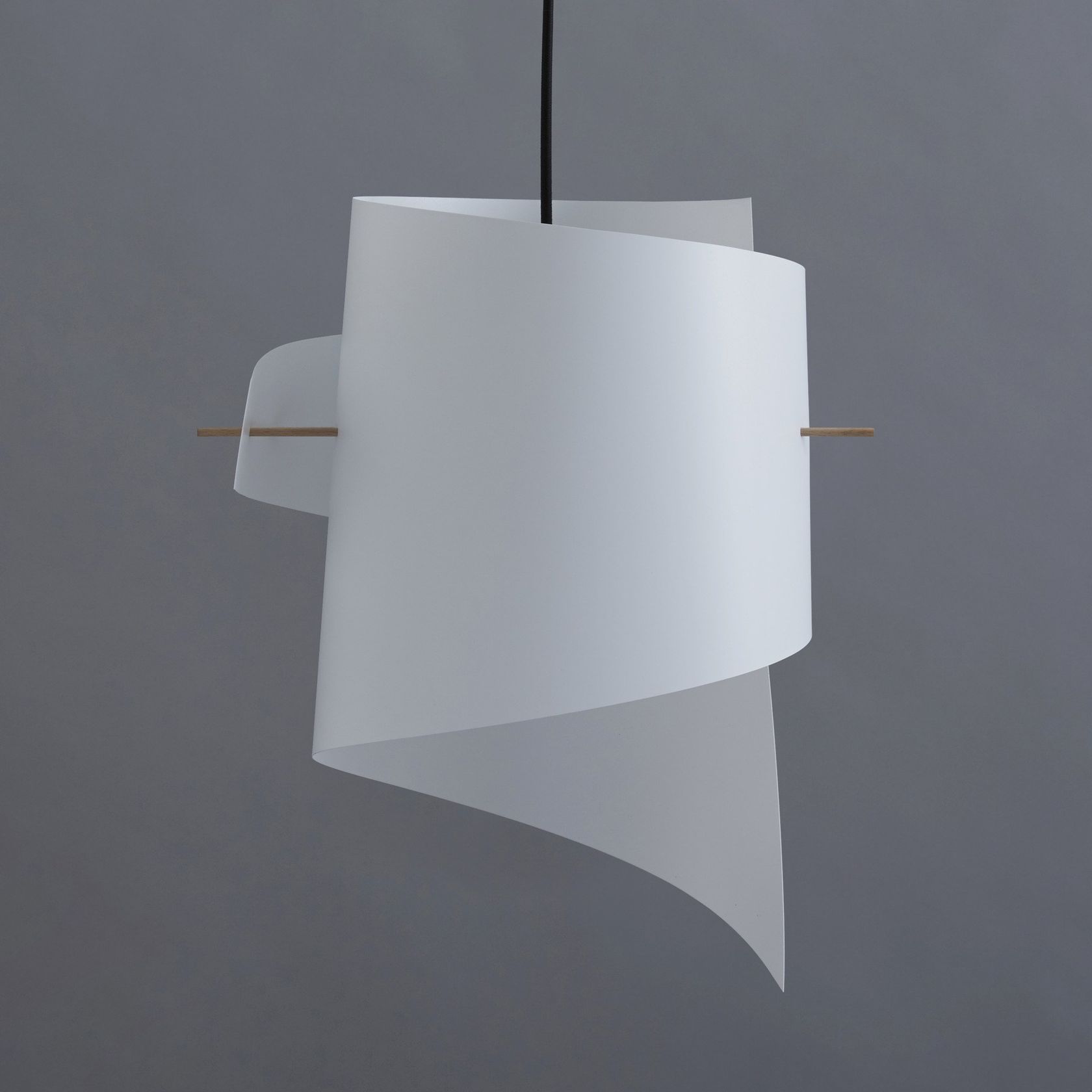 LED handmade plastic pendant lamp ML01 LARGE PLASTIC WHITE By moijn ...