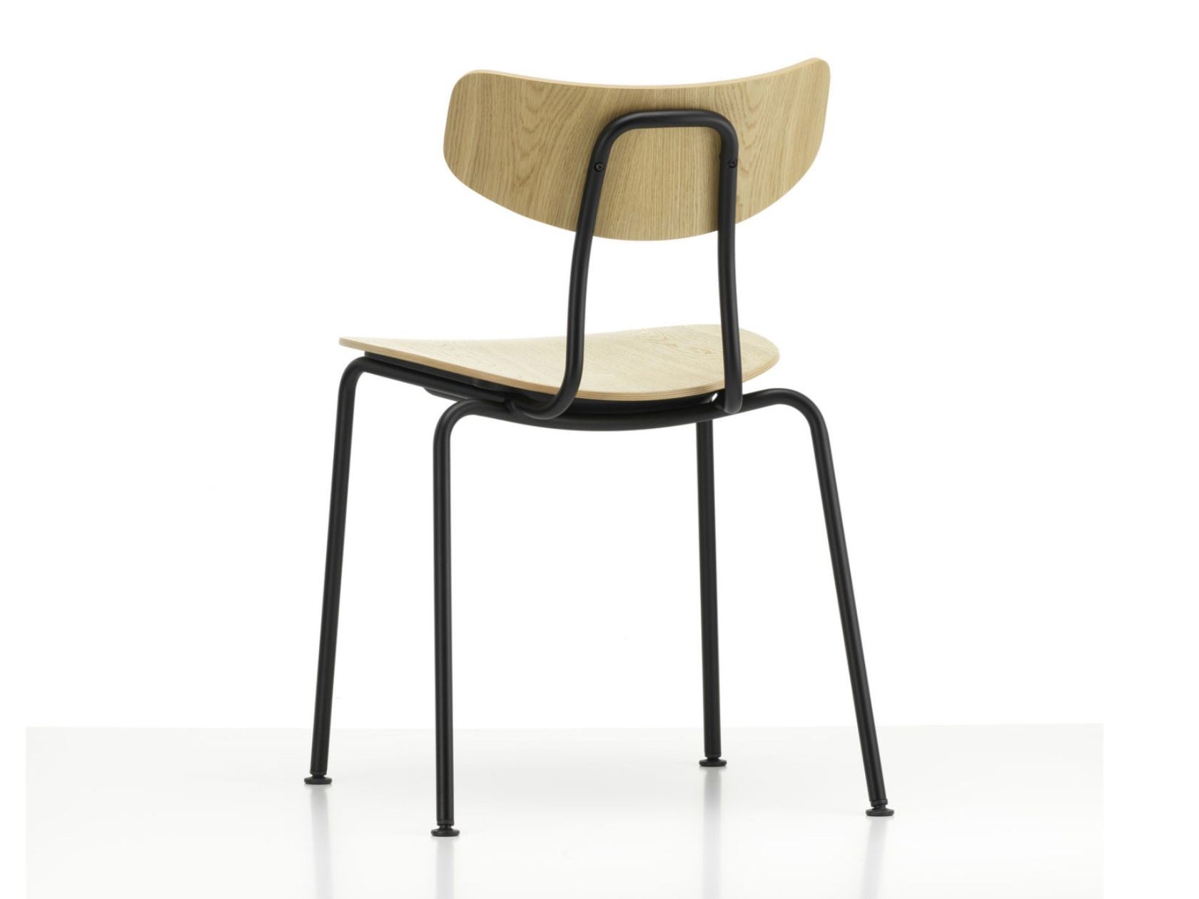 MOCA Stackable open back oak chair By Vitra | design Jasper Morrison