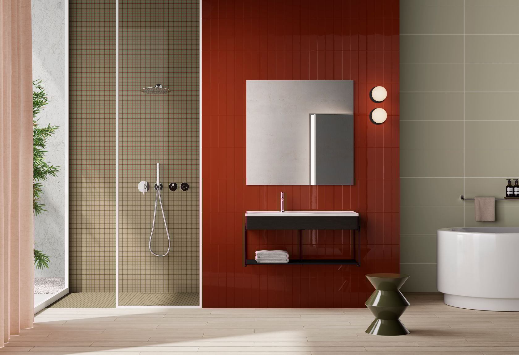 MODE Porcelain stoneware wall/floor tiles By VitrA Bathrooms