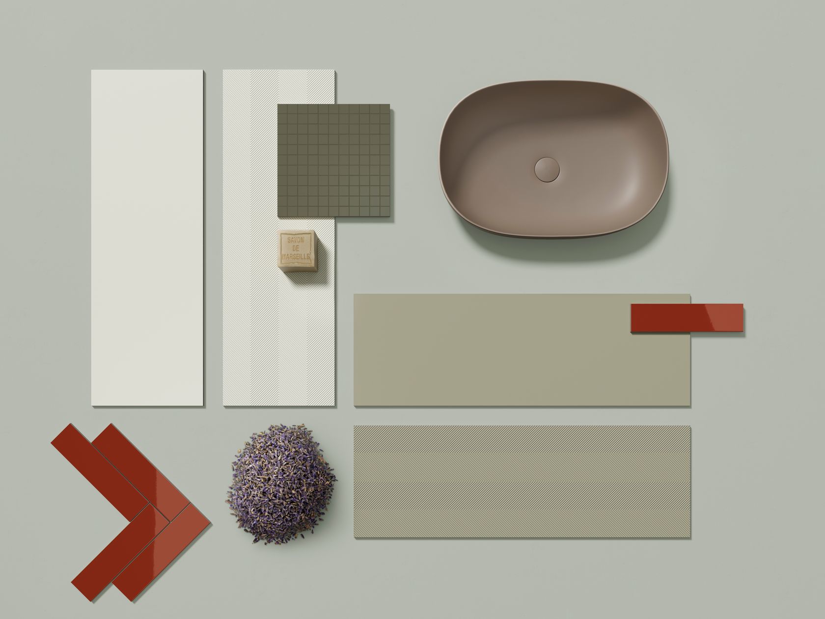 MODE Porcelain stoneware wall/floor tiles By VitrA Bathrooms
