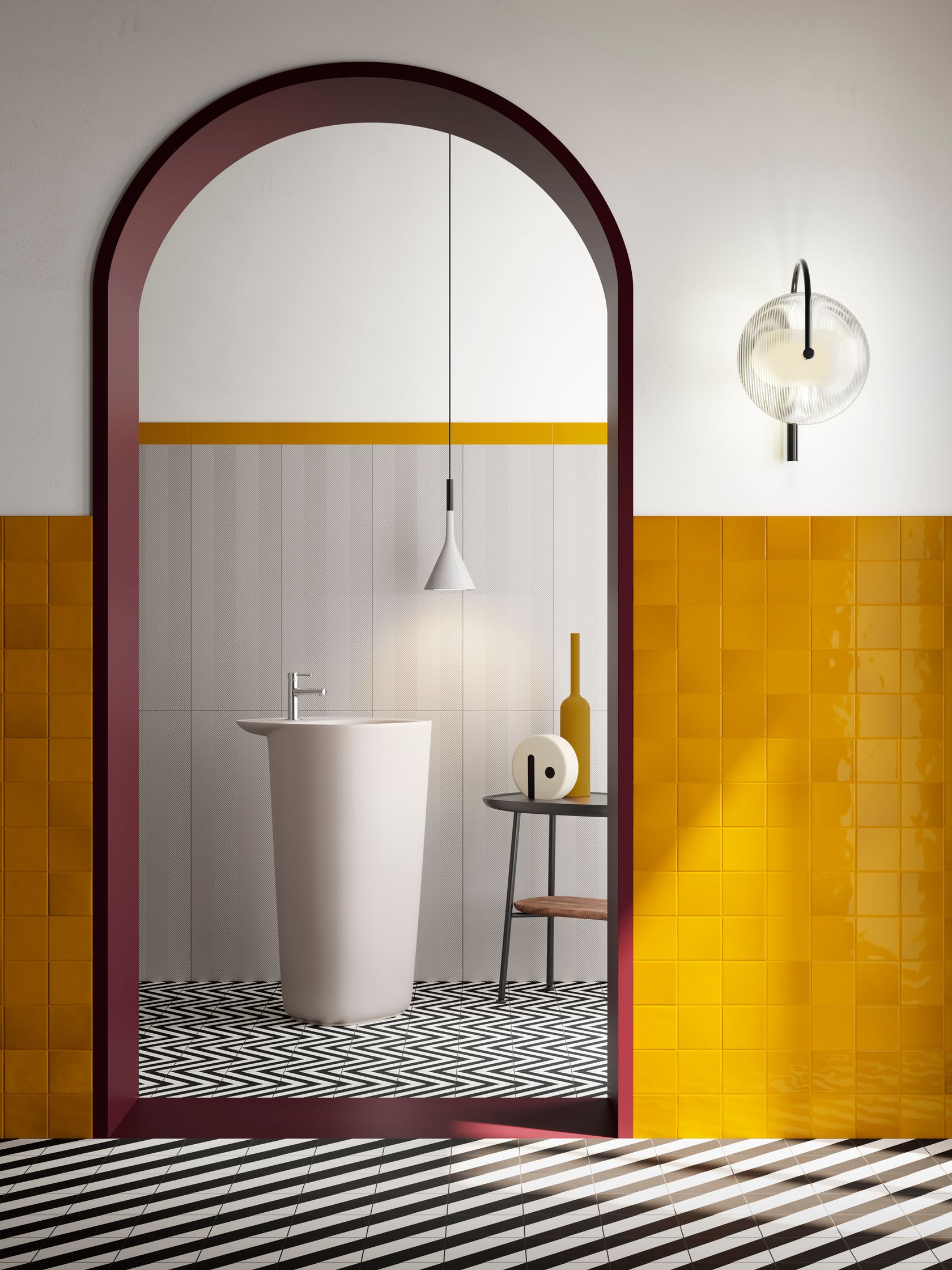 MODE Porcelain stoneware wall/floor tiles By VitrA Bathrooms