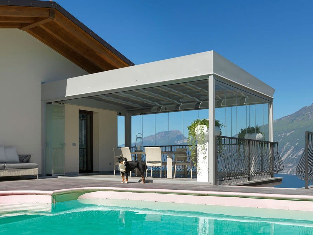 Veranda in ferro e vetro DREAM By CAGIS