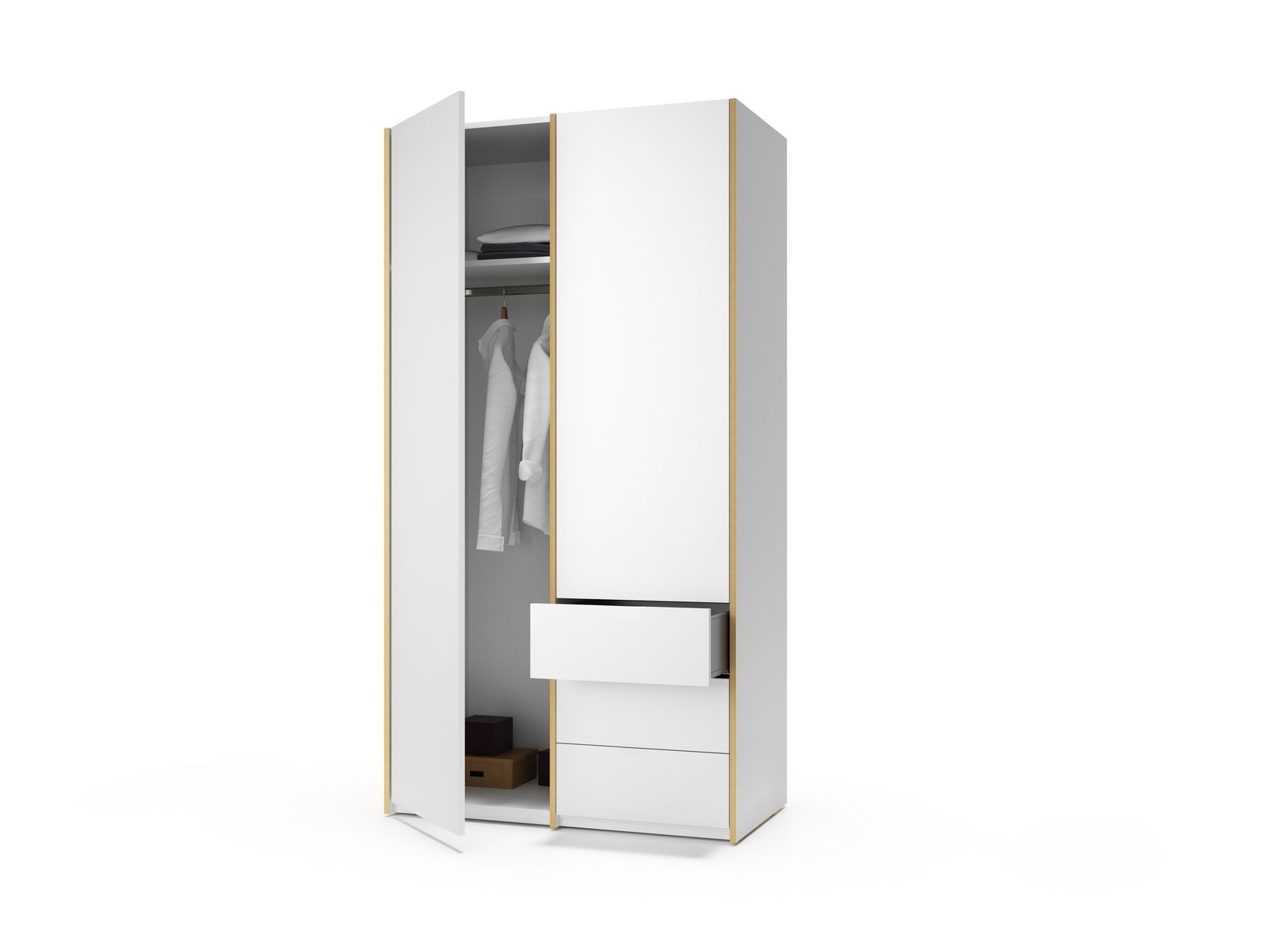 MODULAR PLUS Sectional wardrobe By Müller Small Living | design Rolf Heide