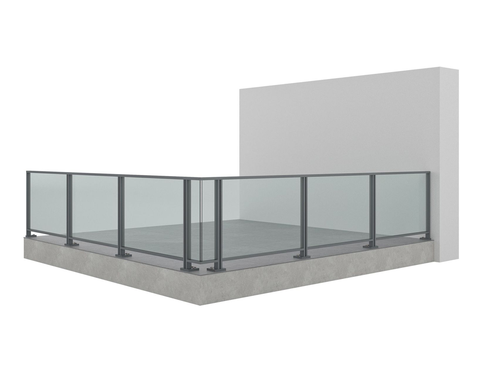 MODULAR Aluminium Window railing By ALUVETRO
