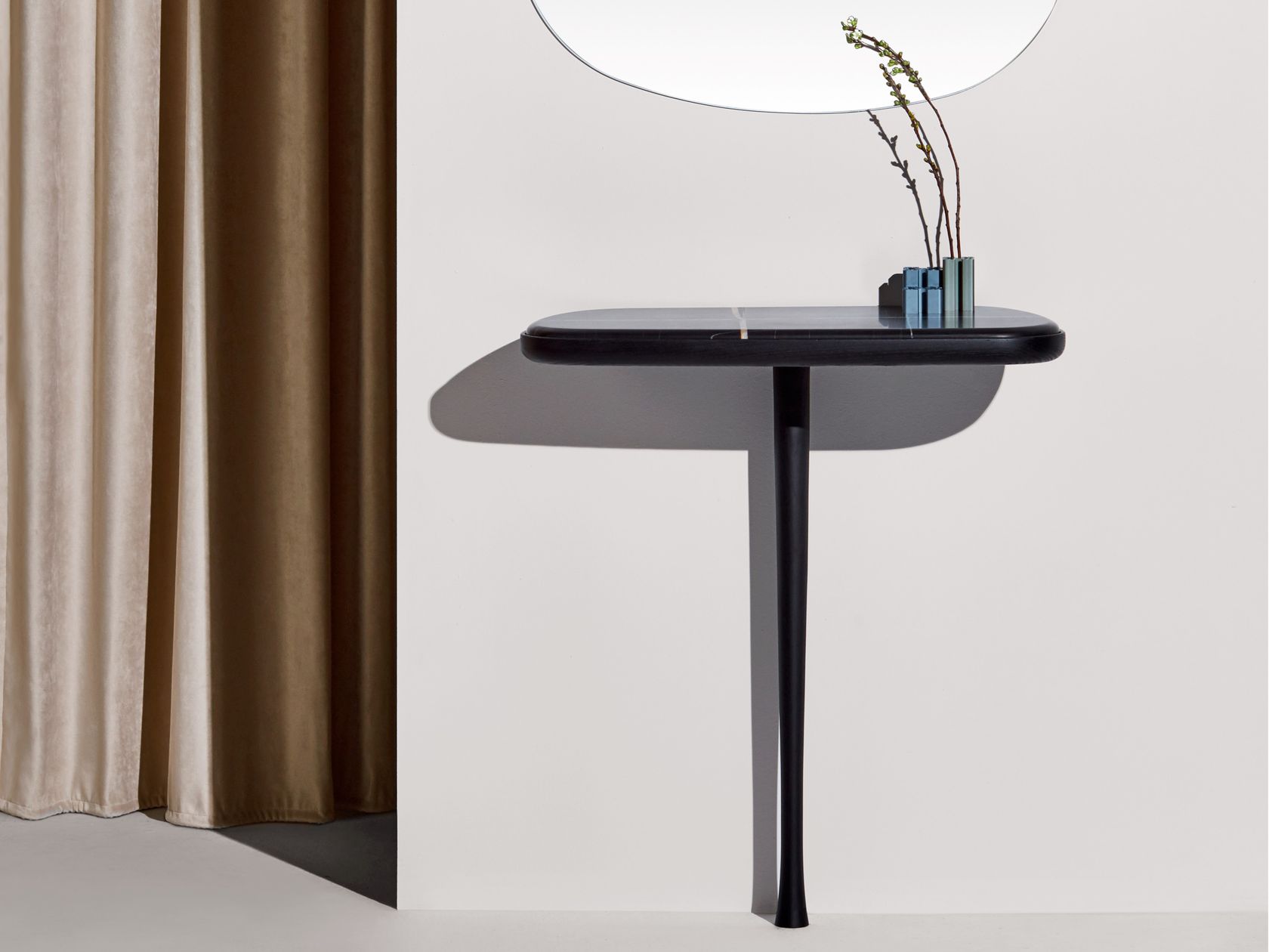 MOMENTS | Sahara Noir marble console table Moments Collection By nomon ...