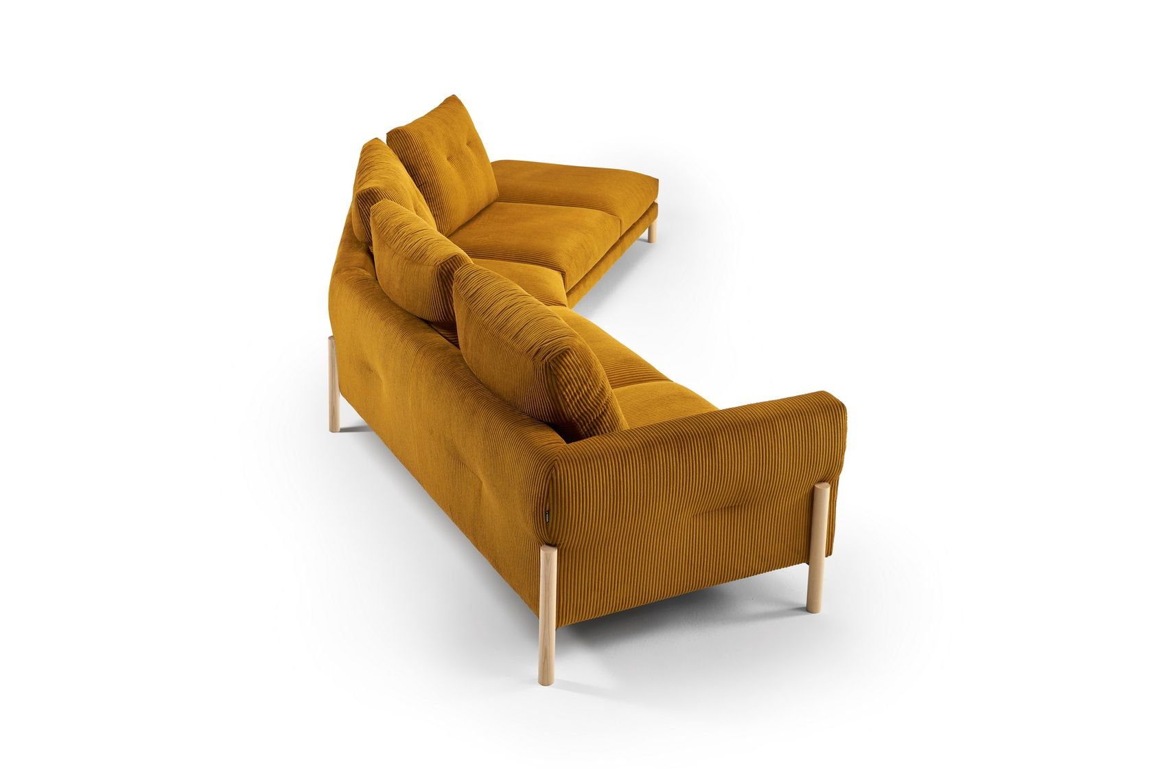 MOMIC Corner fabric sofa By Sancal | design Rafa García