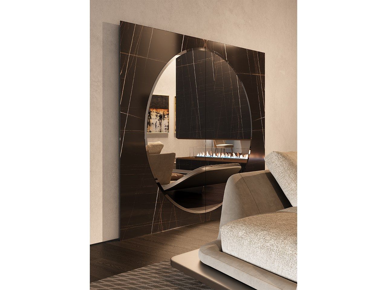 MONDRIAN | Rectangular mirror Rectangular wall-mounted mirror By Reflex ...