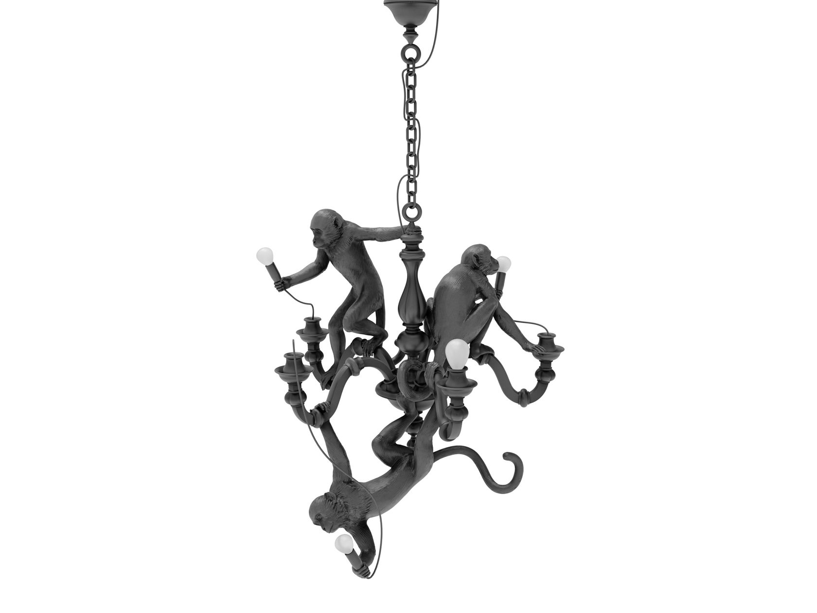 MONKEY CHANDELIER luminária pendente By Seletti design Marcantonio