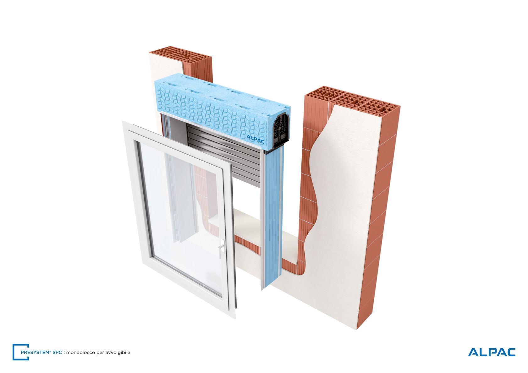 Monoblocco termoisolante per finestra MONOBLOCCHI PRESYSTEM - Alpac