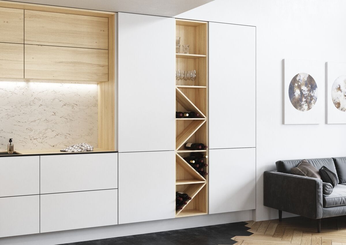 Furniture design in Compact HPL MONOCHROM By Polyrey