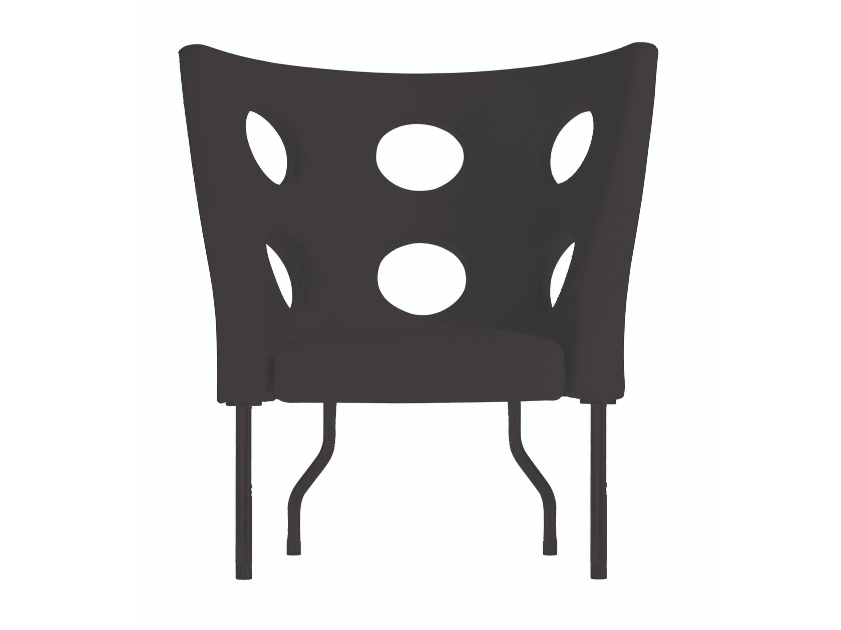 Upholstered fabric armchair with removable cover MONOFLEXUS - 911 By ...