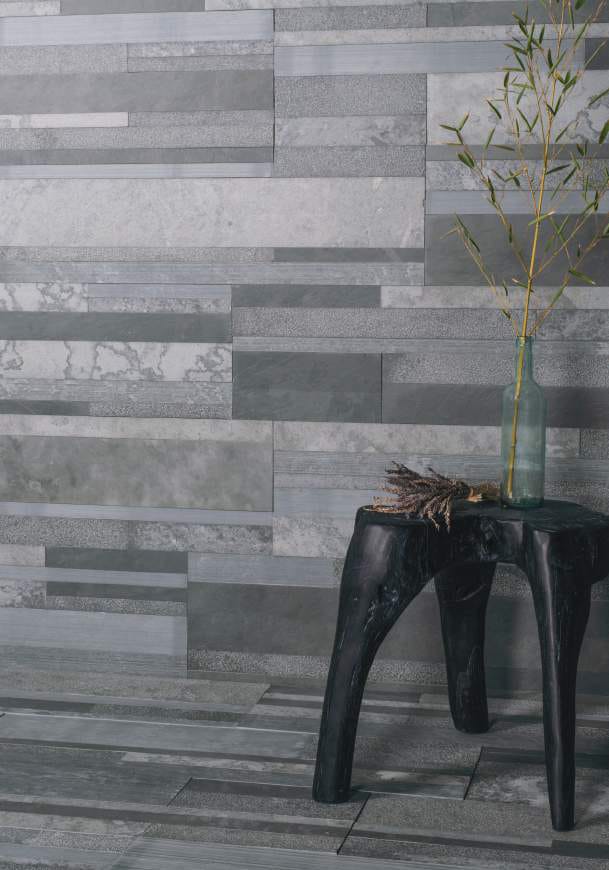 Natural stone wall tiles / flooring MONOLITE By Artesia
