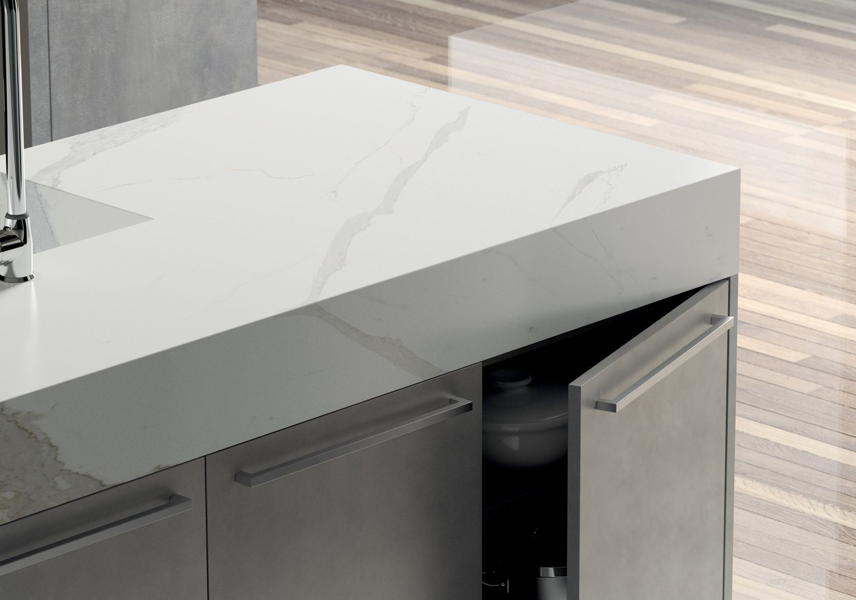 Fitted kitchen MOOD Scavolini Line By Scavolini design Silvano Barsacchi