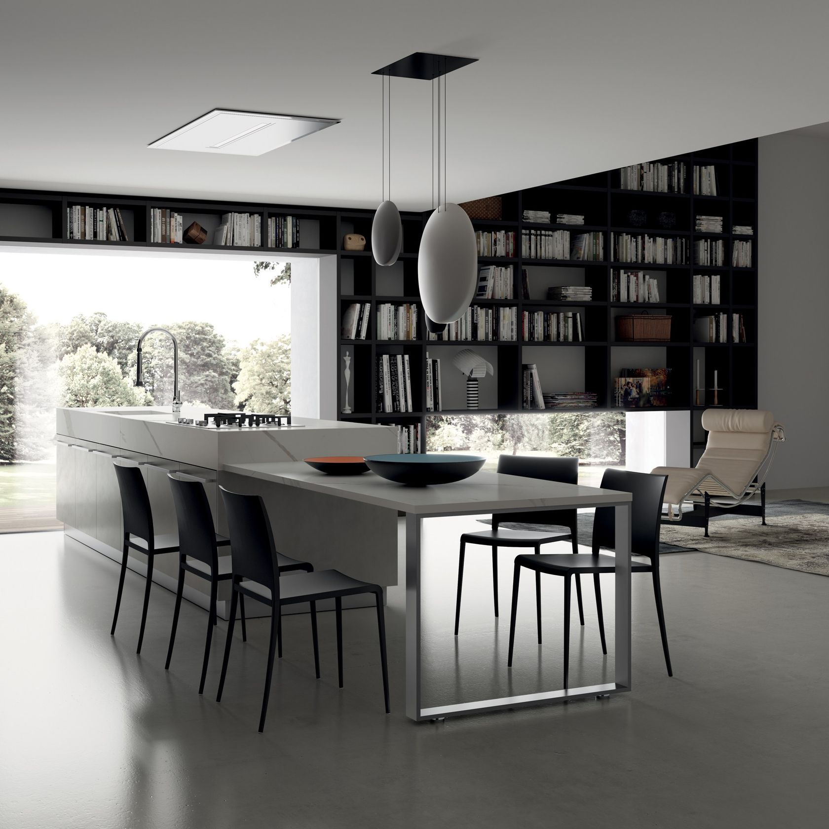Fitted kitchen MOOD Scavolini Line By Scavolini design Silvano Barsacchi