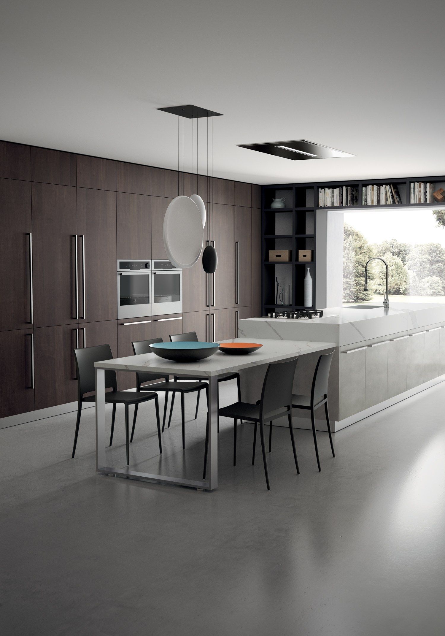 Fitted kitchen MOOD Scavolini Line By Scavolini design Silvano Barsacchi