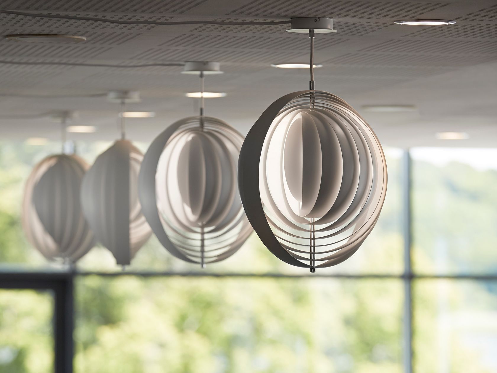 MOON Pendant lamp By Verpan | design Verner Panton