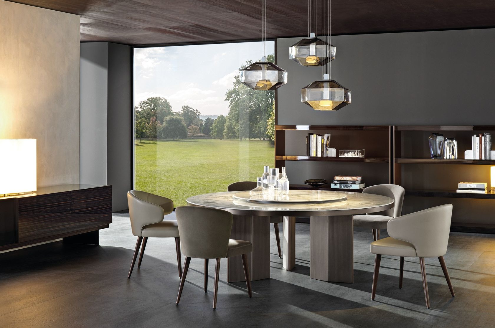 MORGAN MARBLE Table By Minotti | design Rodolfo Dordoni