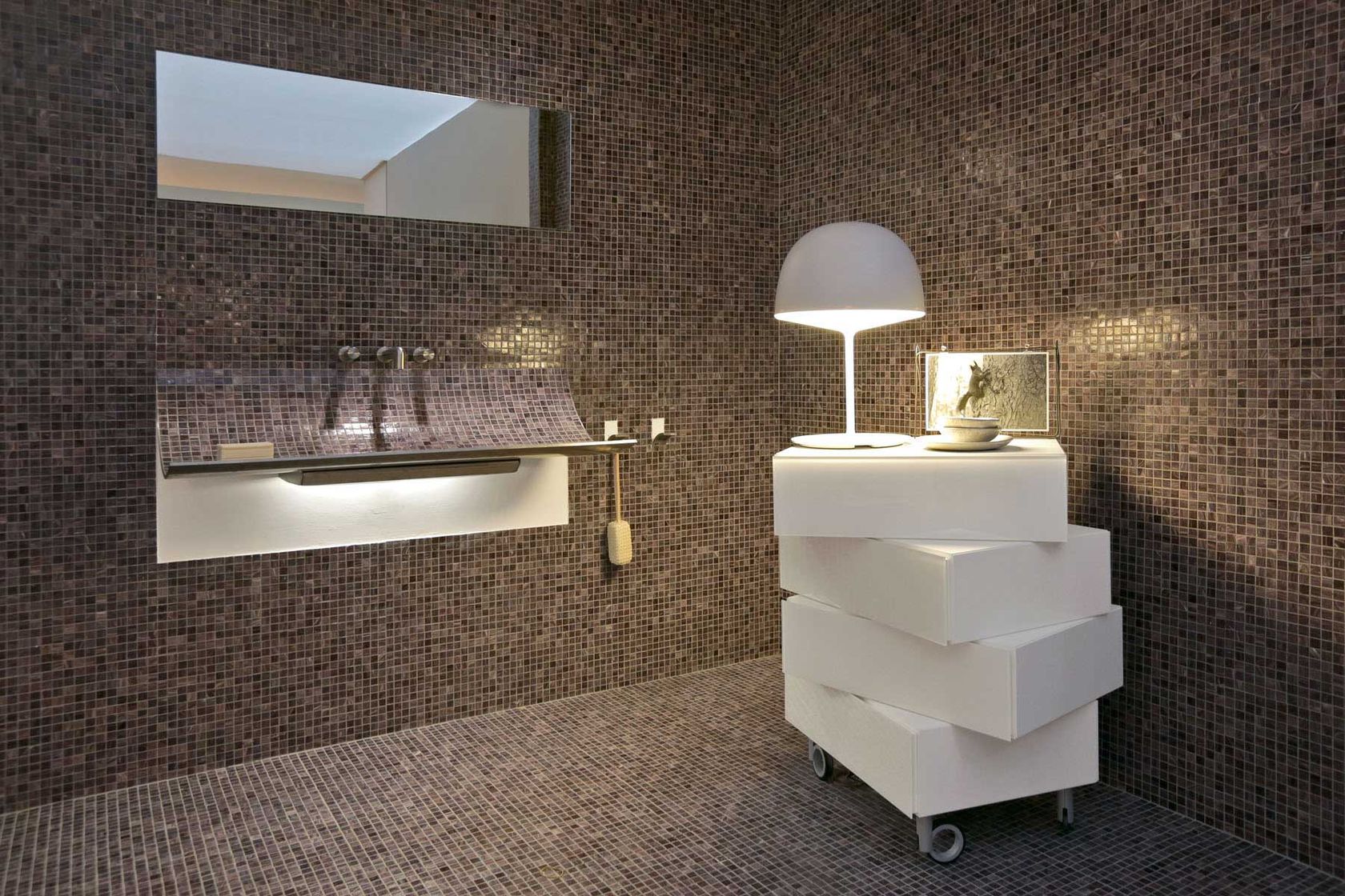 MORGANA Cassettiera su ruote By Lago | design Daniele Lago