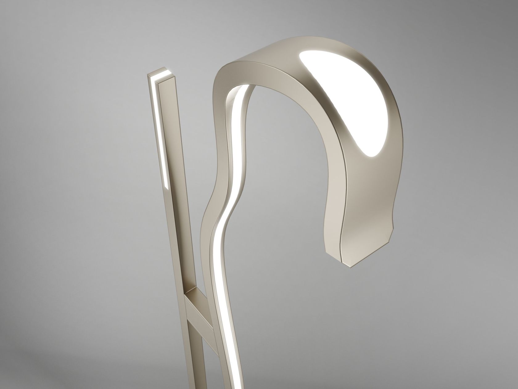MOSES LED stainless steel floor lamp with WiFi By Makris | design ...