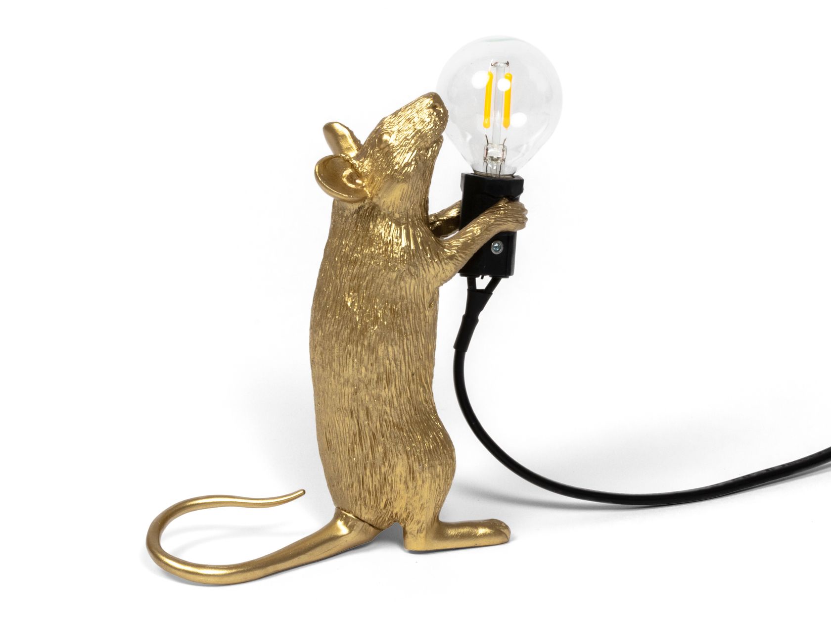 MOUSE LAMP GOLD - STEP 台灯 By Seletti 设计师Marcantonio Raimondi Malerba