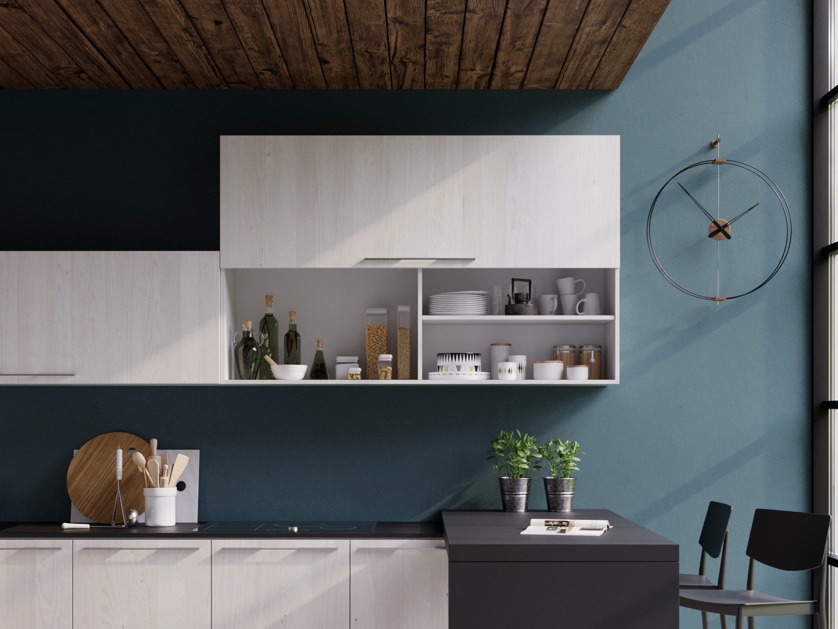 MOVER FLAT Cabinet doors opening systems By SALICE