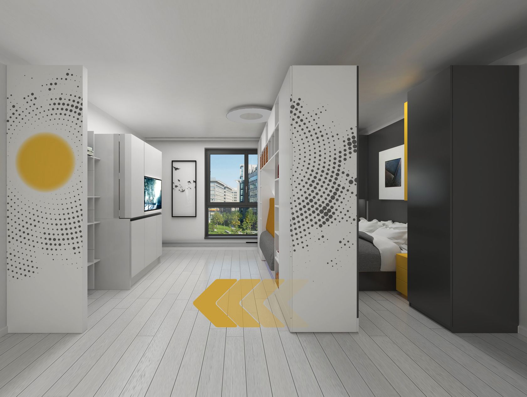 Mobile furniture for daily living space conversion MOVI By Dizzconcept ...