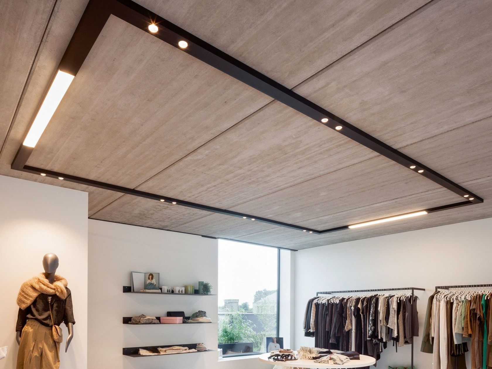 MP78 Ceiling mounted linear lighting profile By Modular Lighting ...