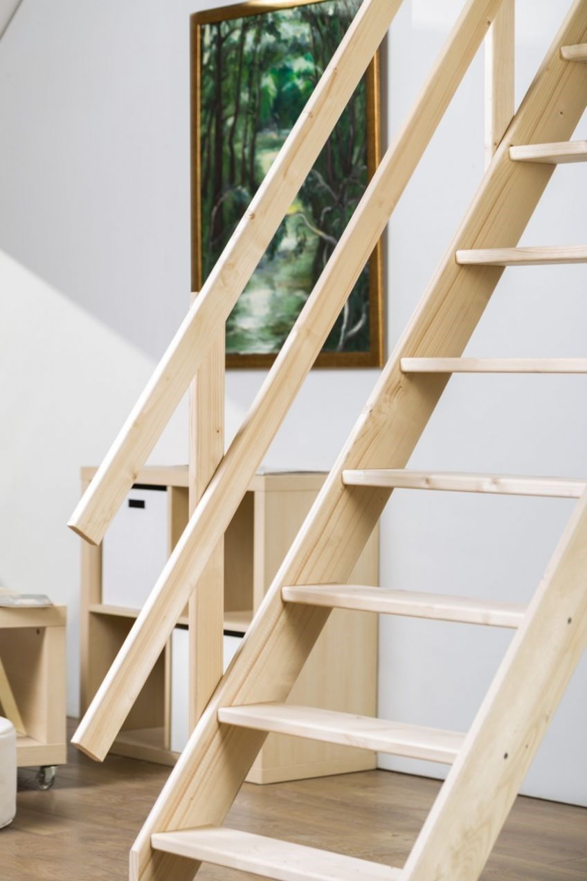 Scala a giorno in legno massello MSU UNIVERSAL By Fakro