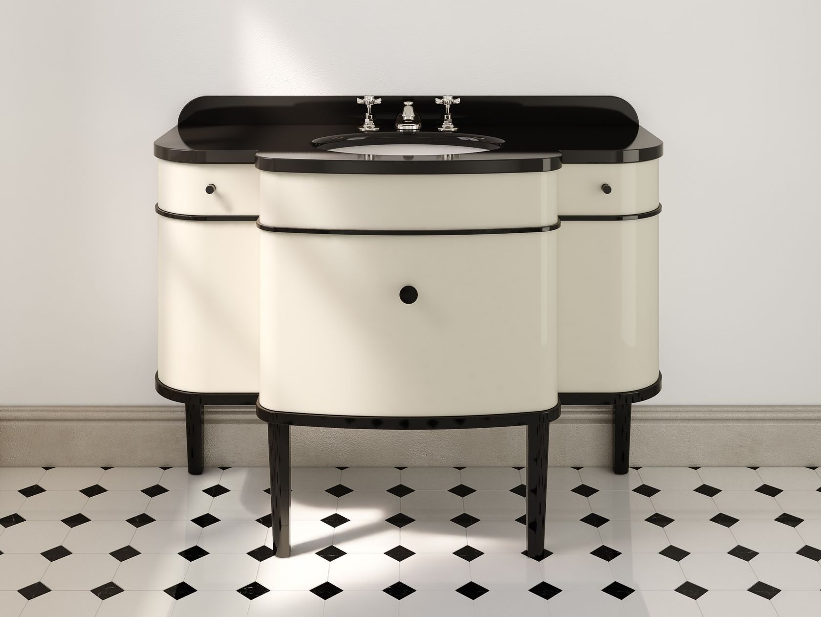 MUSIC Deco vanity unit By Devon&Devon