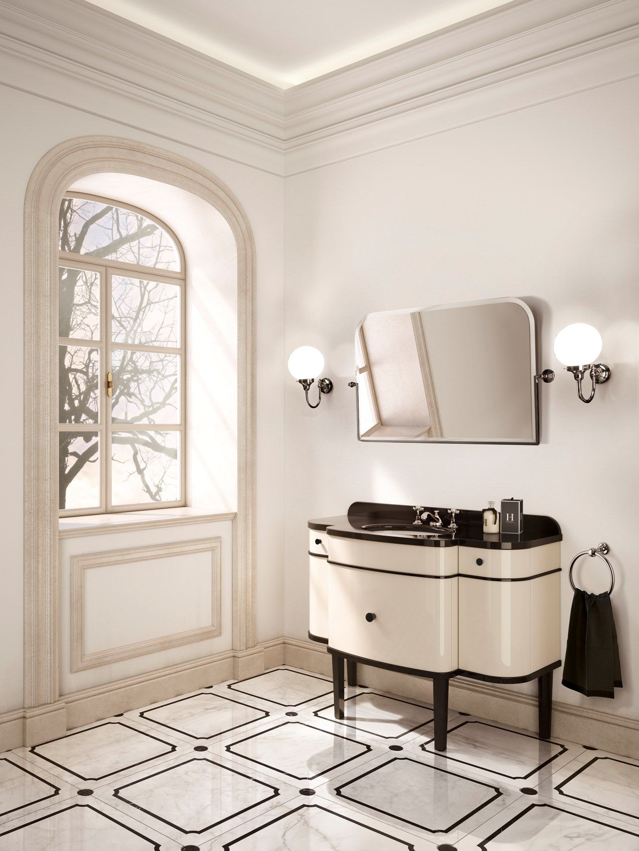 MUSIC Deco vanity unit By Devon&Devon
