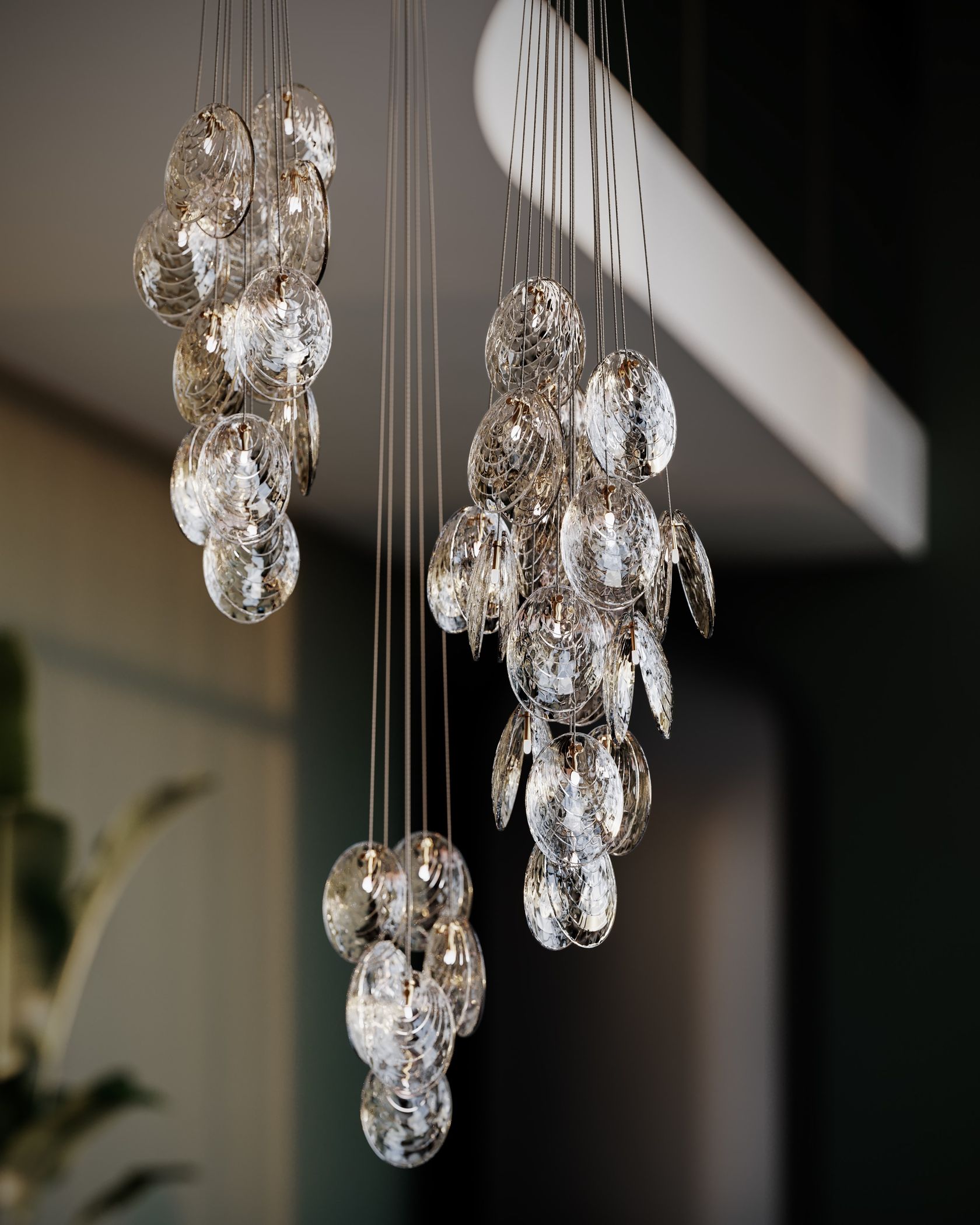 MUSSELS CLUSTER 12 Pendant lamp By Bomma