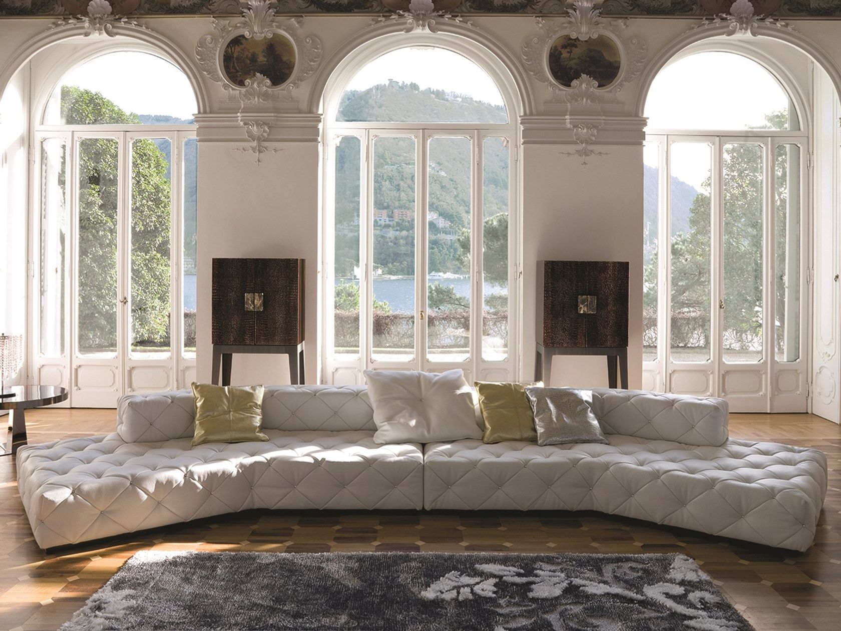 MUST | Sectional sofa Loveluxe Collection By Longhi design Giuseppe Viganò