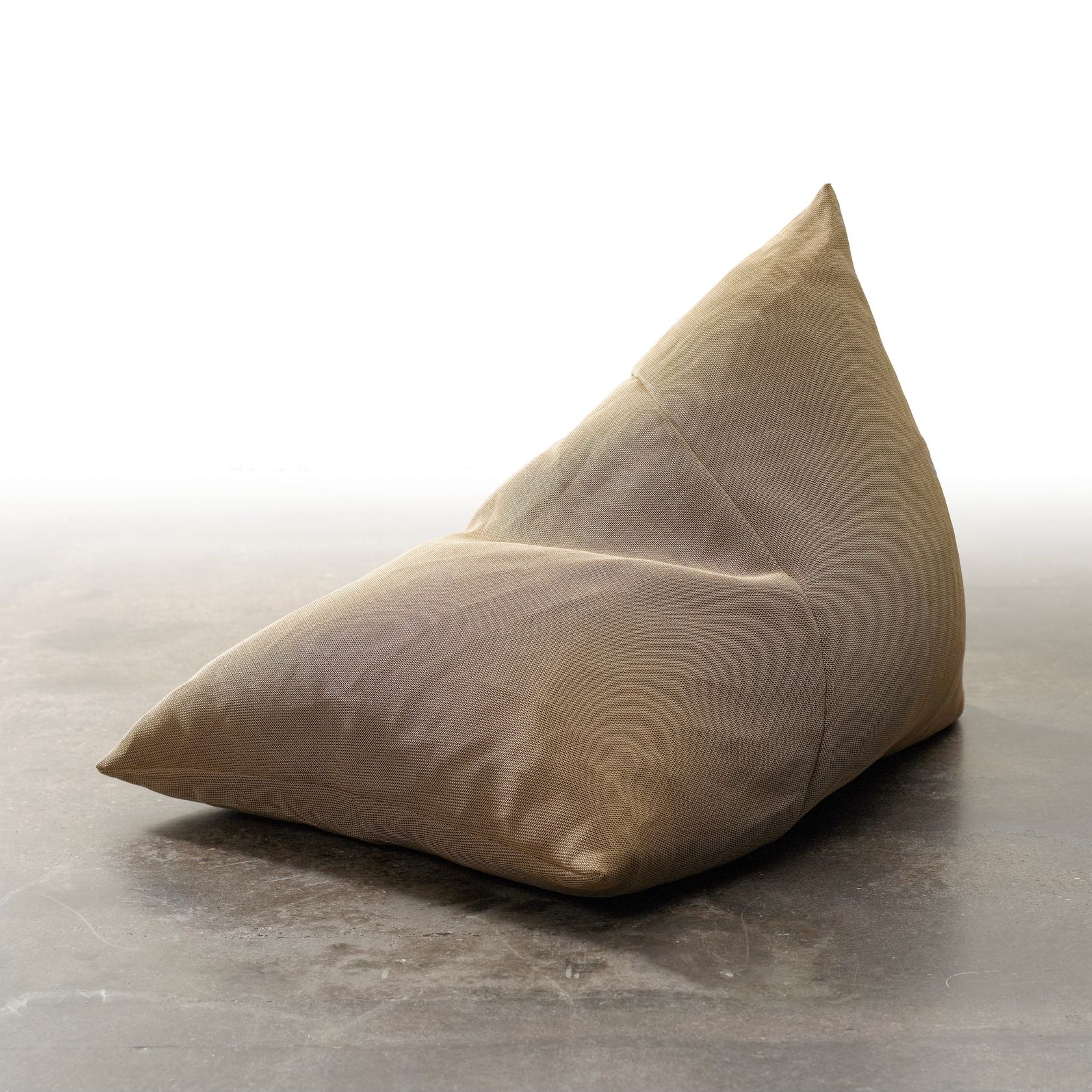 Upholstered cotton bean bag with removable cover MY / MINI MY By ...
