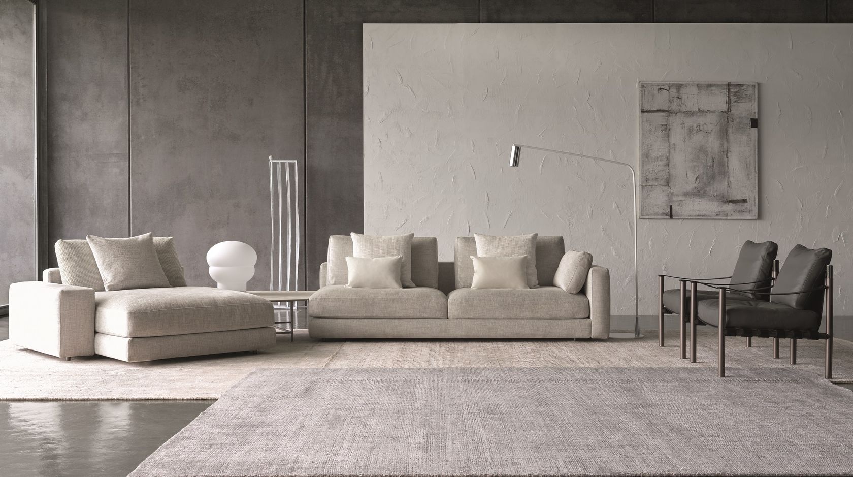 MYPLACE | 5 seater sofa By Flou design Emanuela Garbin