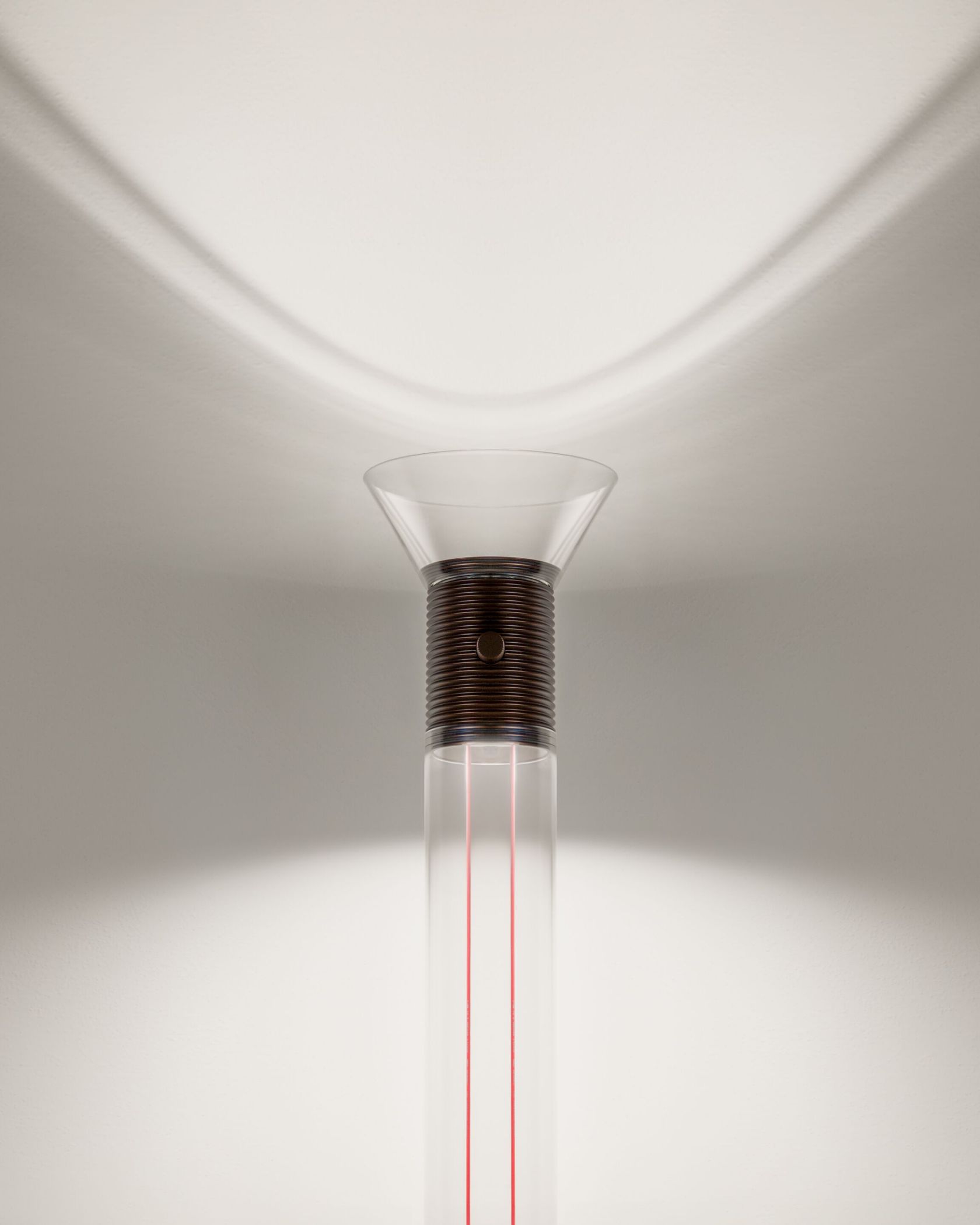 DIA LED glass floor lamp By Martinelli Luce