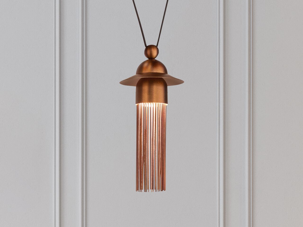 NAPPE C3 LED painted metal pendant lamp By Masiero | design Marco Zito