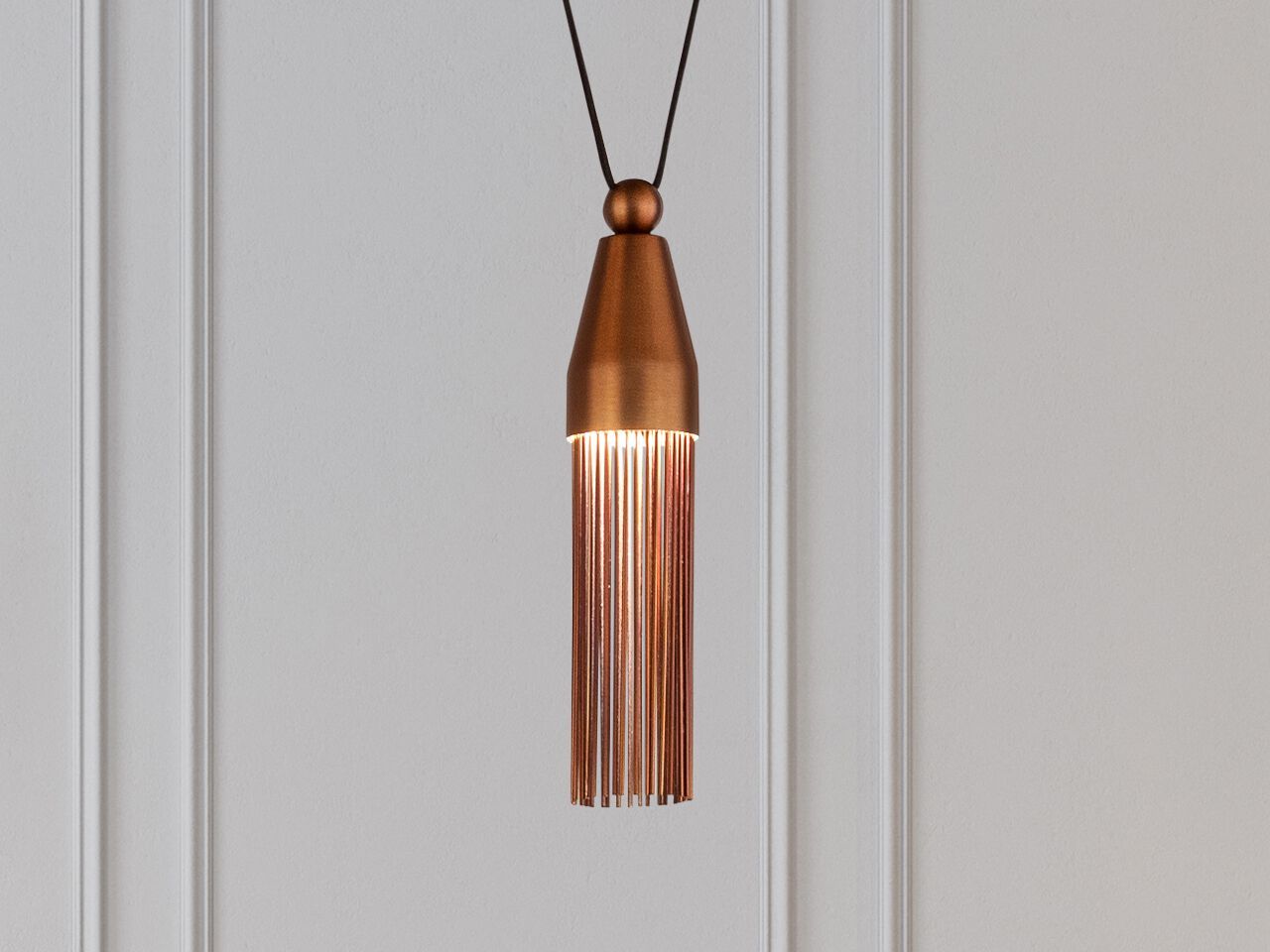 NAPPE XL3 LED painted metal pendant lamp By Masiero