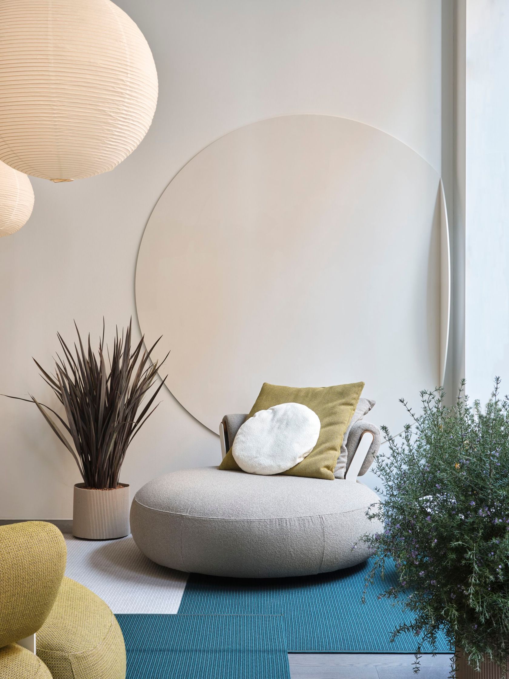 VINCENT OPEN AIR Fabric garden armchair By Meridiani