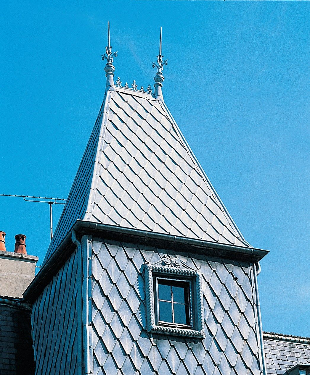 Zinc roof shingle Metal shingle for facades By VMZINC